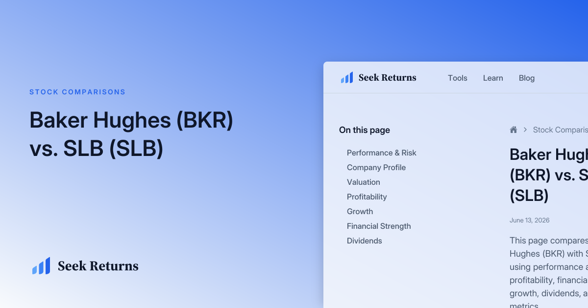 BKR vs. SLB: Baker Hughes vs. SLB Stock Comparison