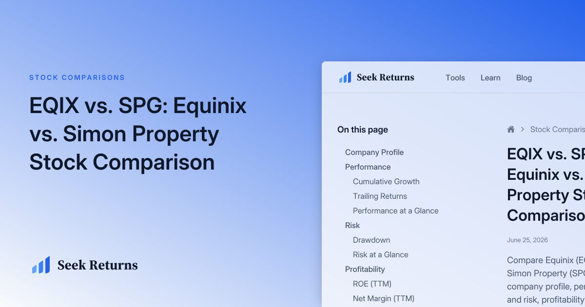 Equinix (EQIX) vs. Simon Property (SPG) Stock Comparison
